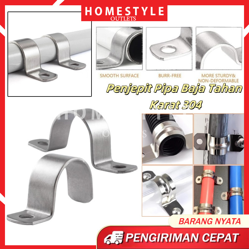 Jual Klem Pipa Paralon Model Omega / Klem Pipa Omega / Plat Besi Seng ...