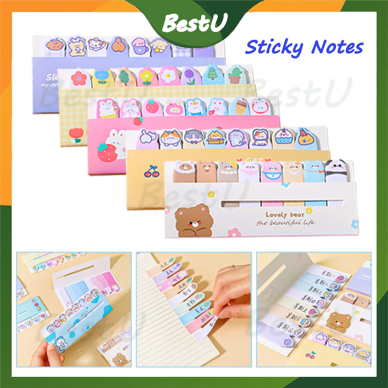Jual Sticky Note 8 Baris 120 Lembar Karakter Lucu / Kertas Memo ...