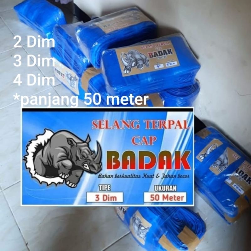Jual Selang terpal air desel sawah 2 Dua lapis 3 dim 2 dim 4 Dim inch ...