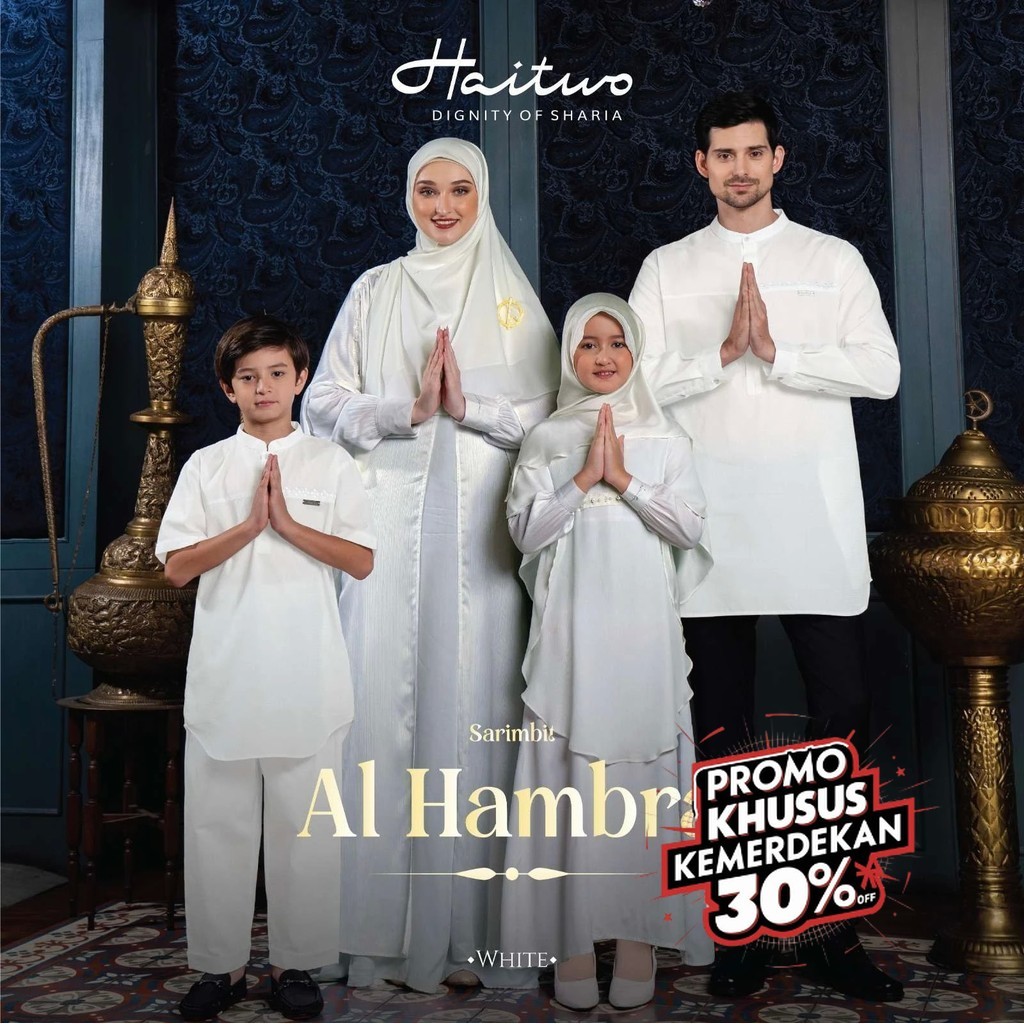 Jual Haitwo - Sarimbit Al Hambra Dad / Baju Koko Dewasa Premium Lengan ...