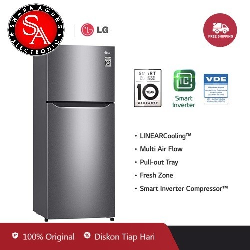 Jual Kulkas 2 Pintu 225 Liter LG Type : GN 212PQNR (Khusus Medan ...