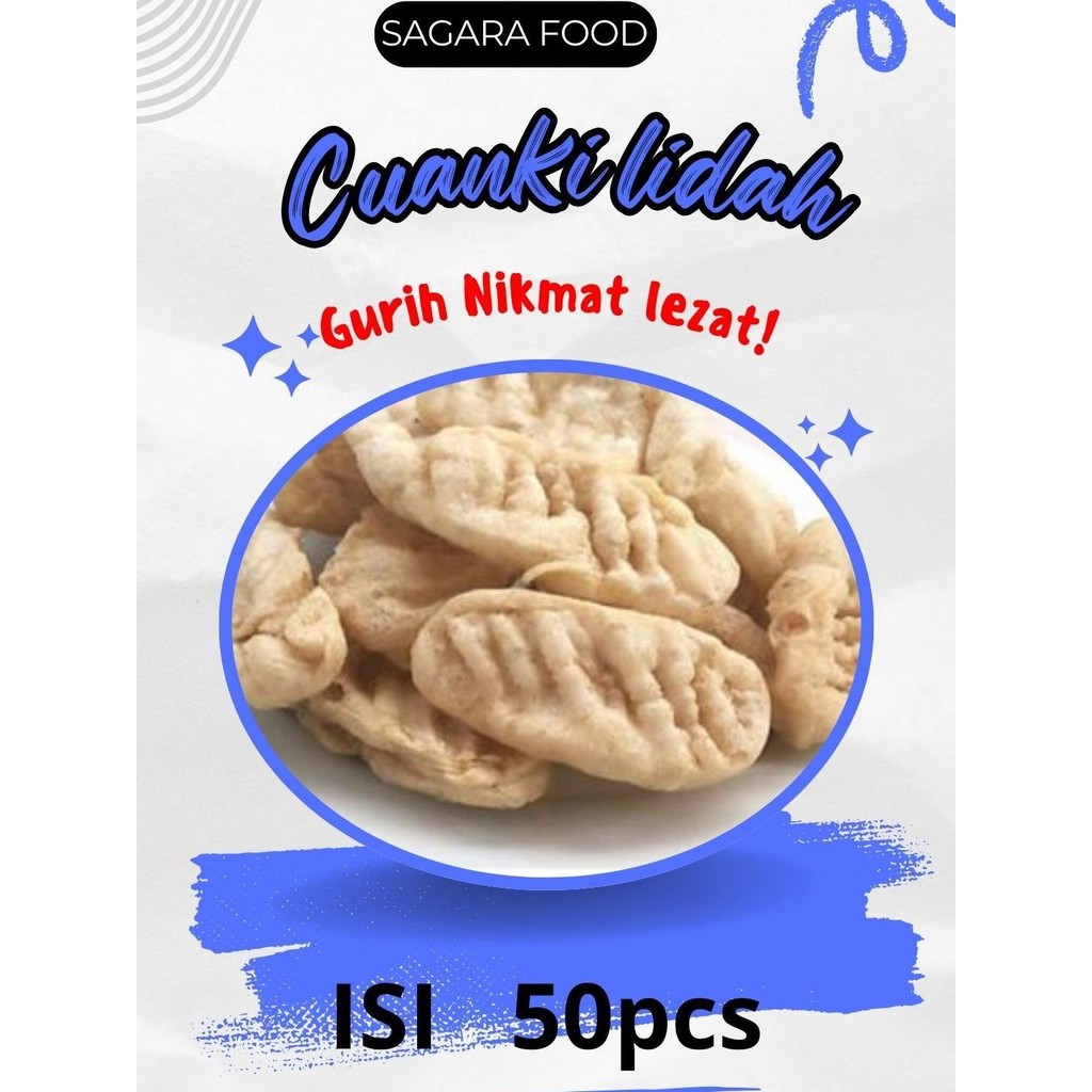 Jual Cuanki lidah isi 50 pcs Cuangki lidah Batagor Khas Garut Cuanki Lidah Panjang Pelengkap ...