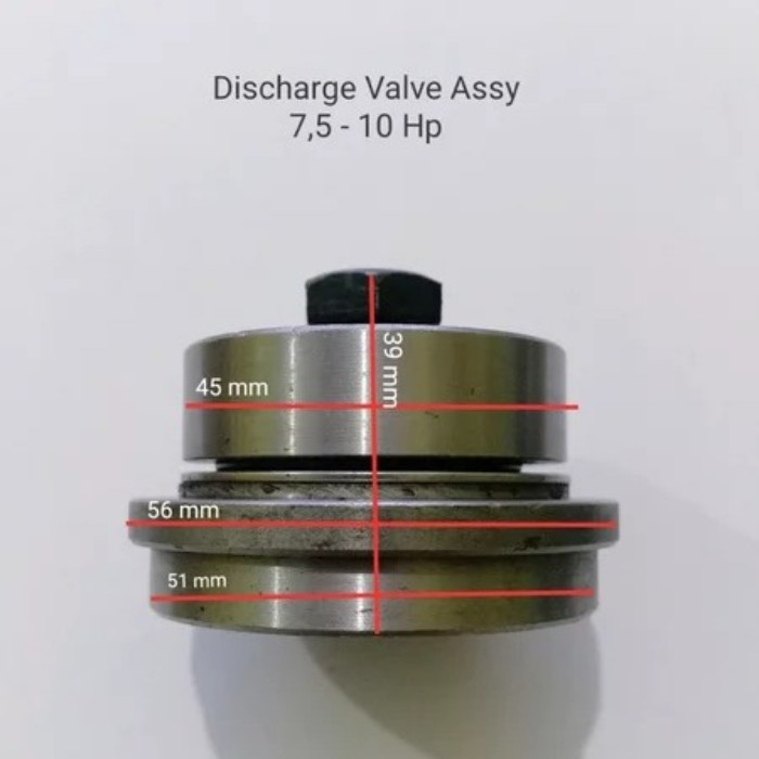 Jual Discharge Valve Katup Buang Assy Kompresor Angin 7,5 Hp - 10 HP ...