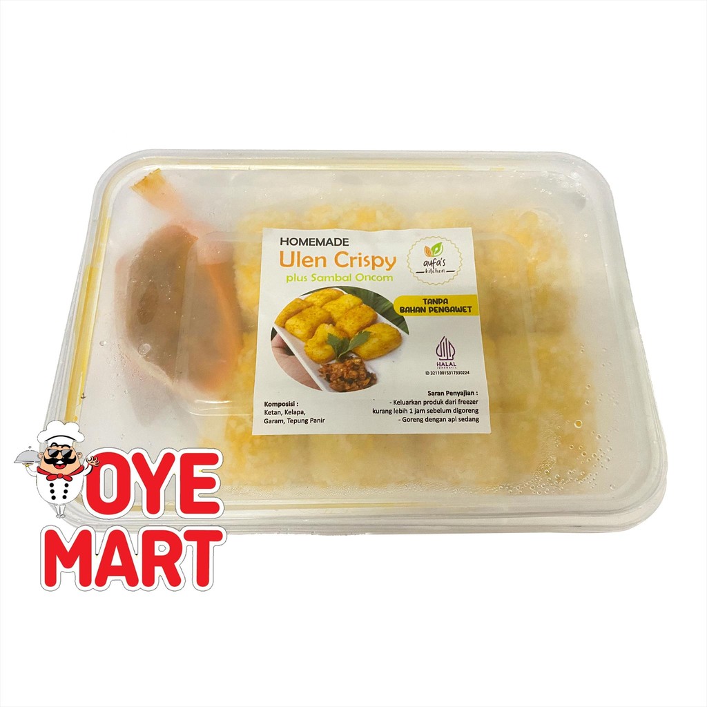 Jual AUFA'S ULEN CRISPY PLUS SAMBAL ONCOM / FROZEN FOOD | Shopee Indonesia