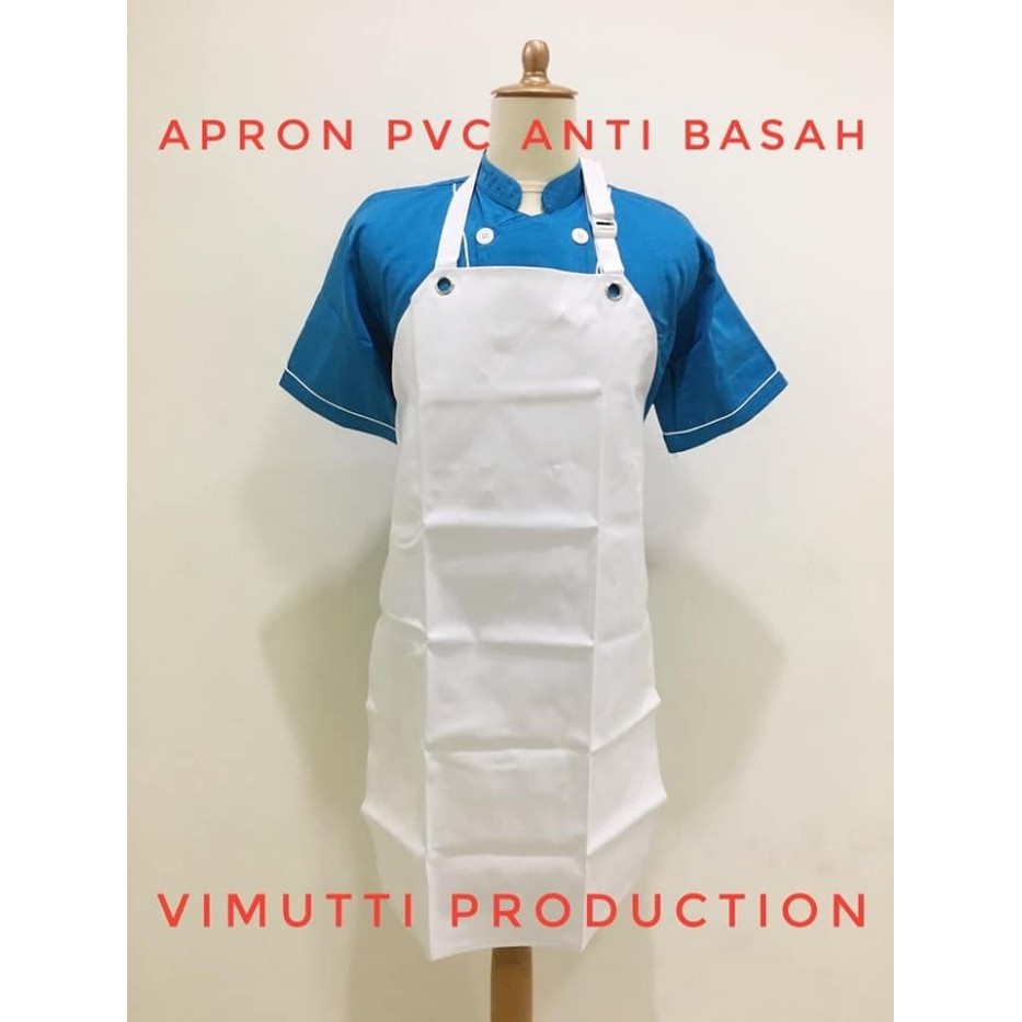 Jual Celemek Apron Basah Putih - Putih, 60x80 | Shopee Indonesia