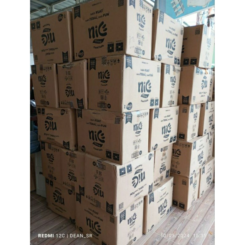 Jual 1 Dus Tisu Nice 180 sheet atau 360helai isi 60 bungkus | Shopee ...