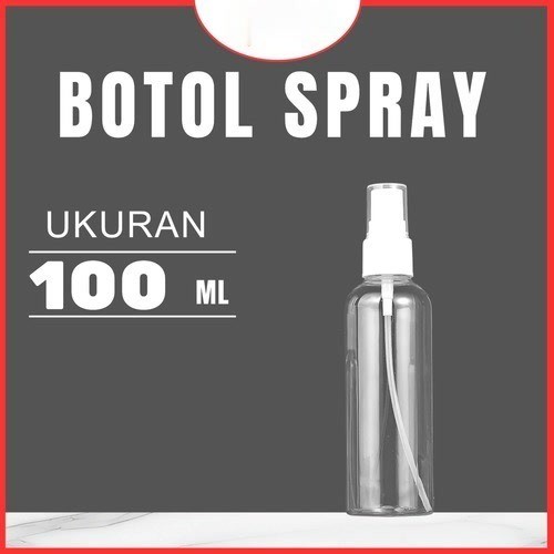 Jual Botol Spray Plastik 100ml 100 ml Botol Pet Tebal Bening Clear Refill Parfum Semprotan ...