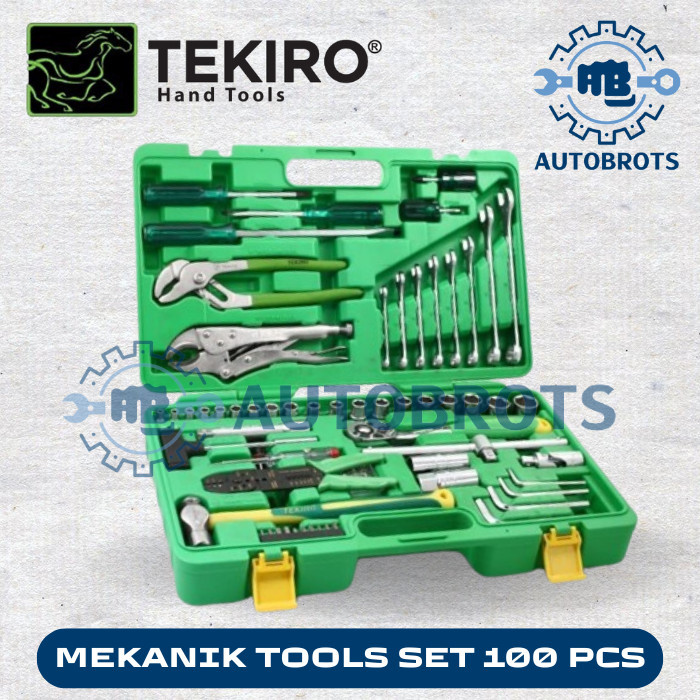 Jual TEKIRO Mechanic Tools Set PVC 100pcs / Mekanik Tools Set PVC 100pcs Plastik SC-MT0627 ...