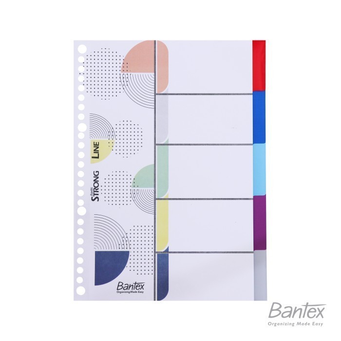 Jual [BMS Bekasi] Bantex Pembatas Binder / PP Colour Divider Untuk ...