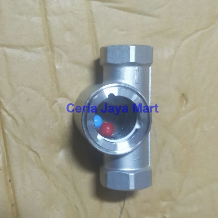 Jual Ball Indicator Sight Glass Valve 1 " Inch Stainless Steel / Sight ...
