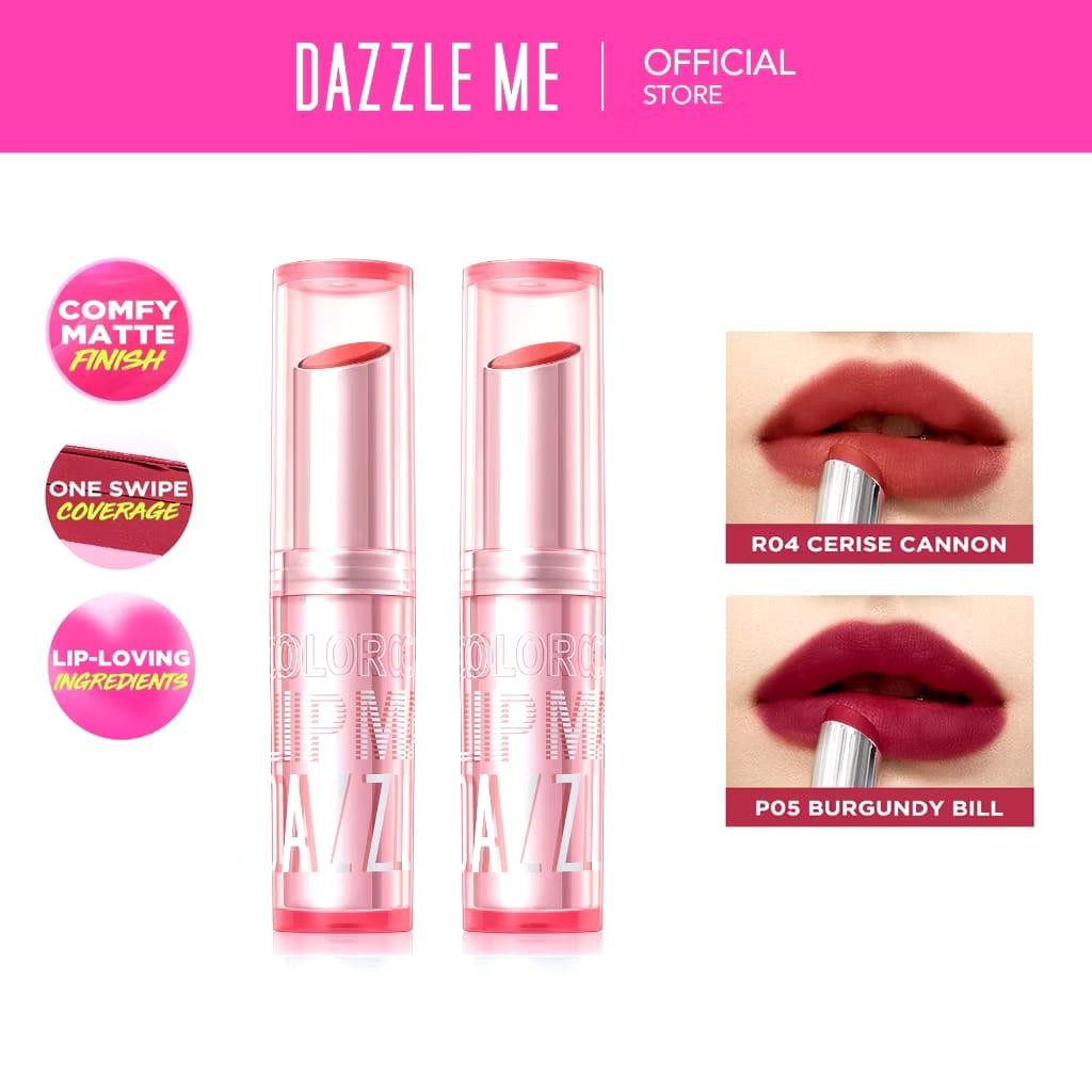 Jual [NEW LAUNCH] DAZZLE ME Color Chrome Lip Matte Finish Nourishing ...