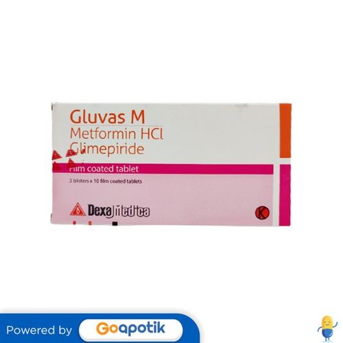 Jual Gluvas M 2/500 Mg Box 30 Tablet | Shopee Indonesia