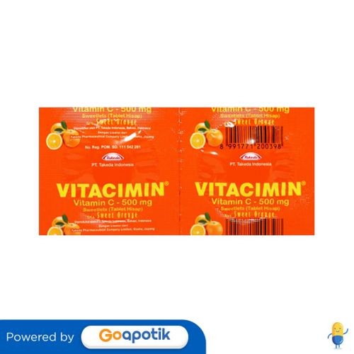 Jual Vitacimin Orange Strip 2 Tablet | Shopee Indonesia