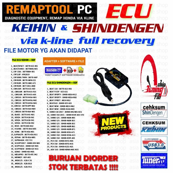 Jual Alat remap motor honda ecu keihin shindengen | Shopee Indonesia