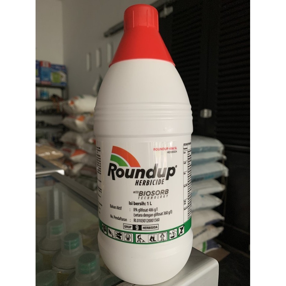 Jual Herbisida Roundup Biosorb 486SL - 1 Liter Original Rondap Obat ...