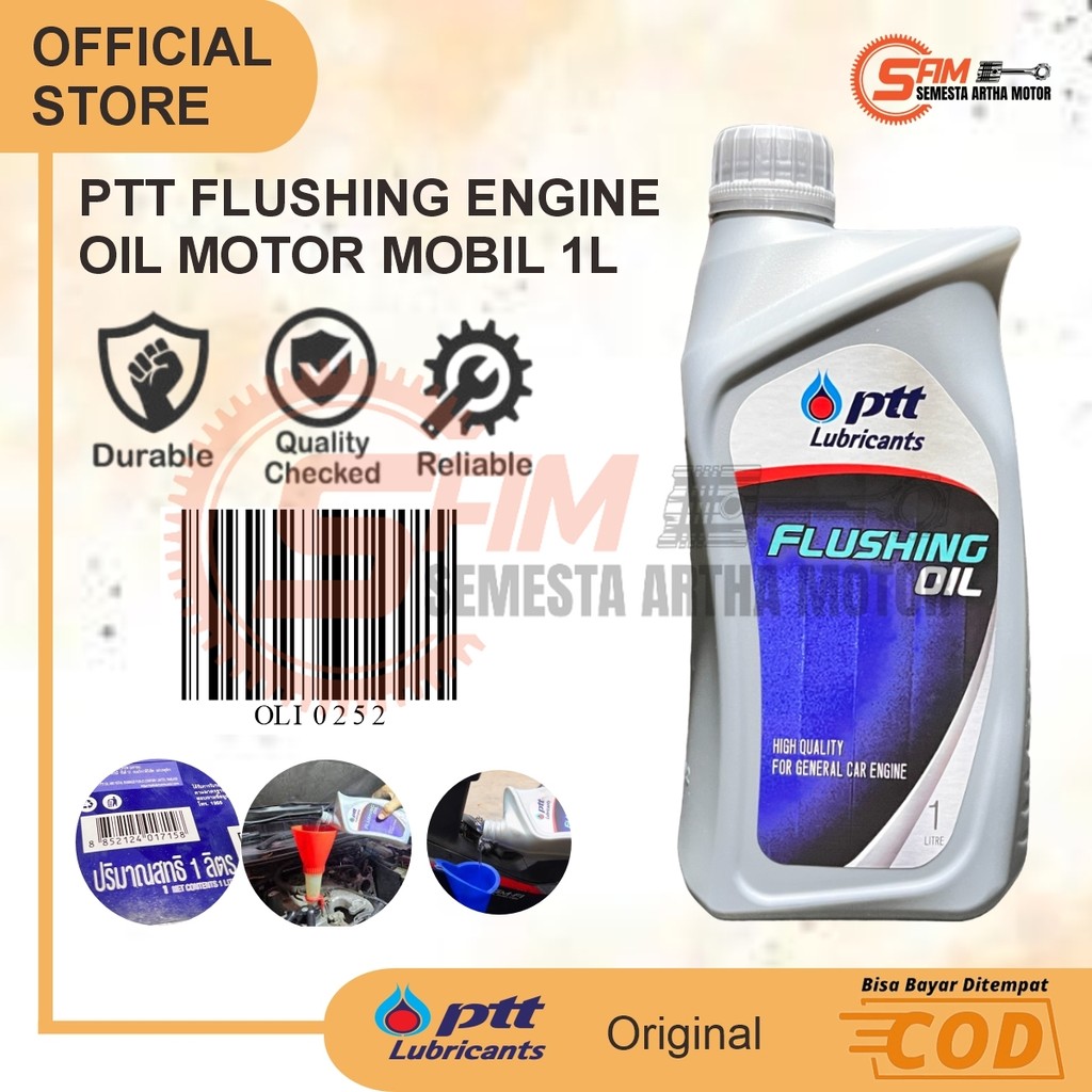 Jual Oli Engine Flush PTT Lubricants Flushing Oil 1L Pembersih Karat ...