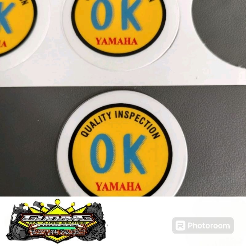 Jual Sticker Stiker lambang OK original cocok untuk semua motor ...