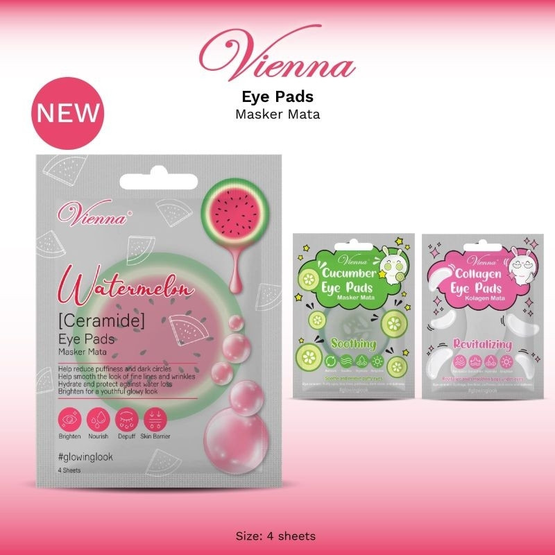 Jual ☘️Miss.Arum☘️VIENNA EYE PADS - 4 SHEET - EYEPADS - KOMPRESS MATA ...