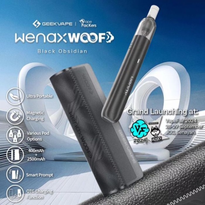 Jual Geevape Wenax Woof Starter Kit 16W 2500mAh Pod Kit by Geekvape x ...