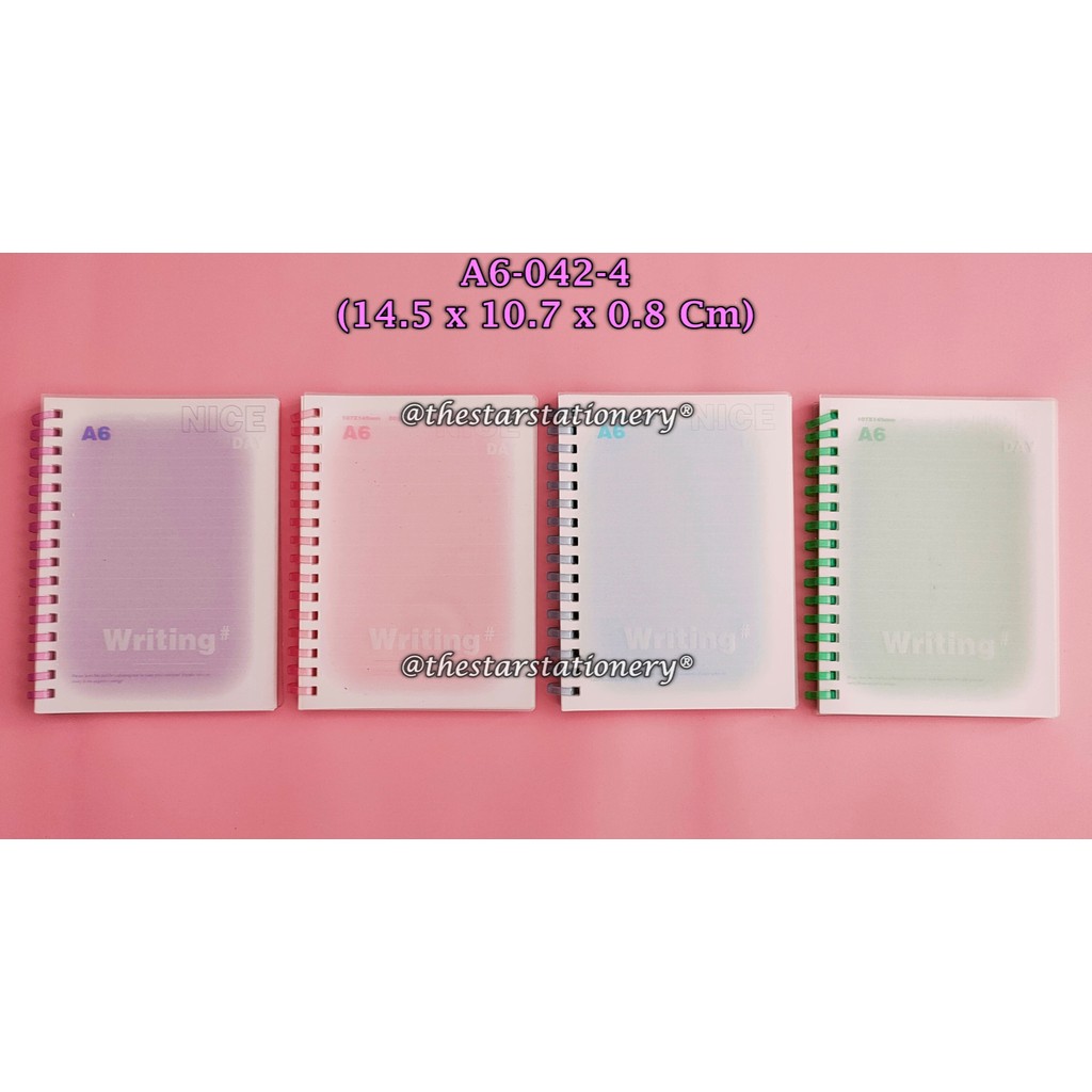 Jual (1 Biji) Spiral Note Book A6-042-4 / Notebook Mini A6 74 Lembar 14 ...
