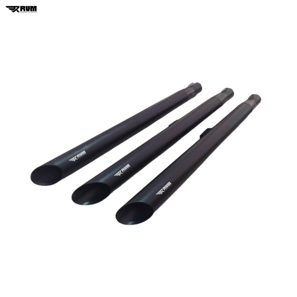 Jual TYPE RVM-001 BR Knalpot RVM Exhaust Model Bambu Runcing Free Flow ...