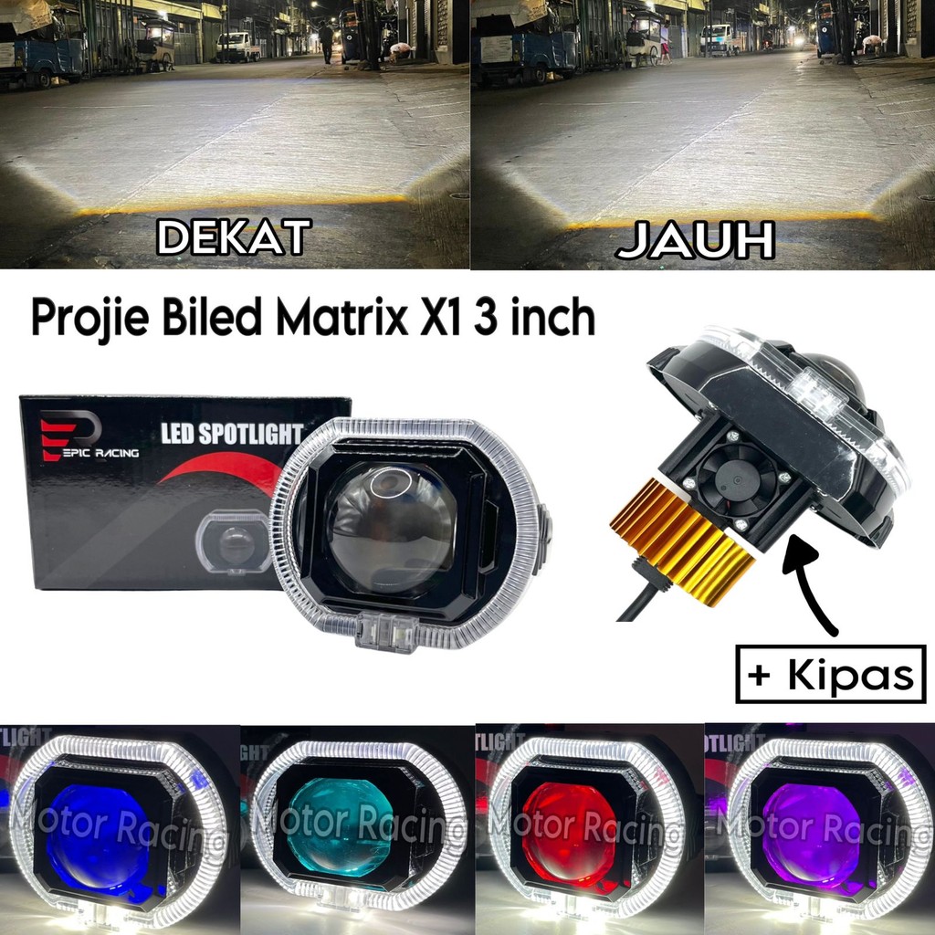 Jual Projie Biled Matrix X1 3 Inch New Product High Low Putih Body ...