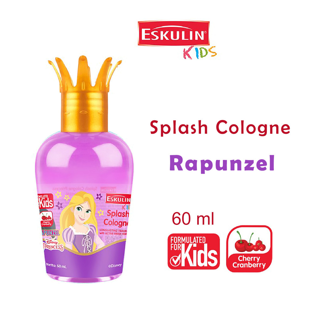 Jual Eskulin Kids Splash Cologne Rapunzel 60ml Parfum Anak Anak ...