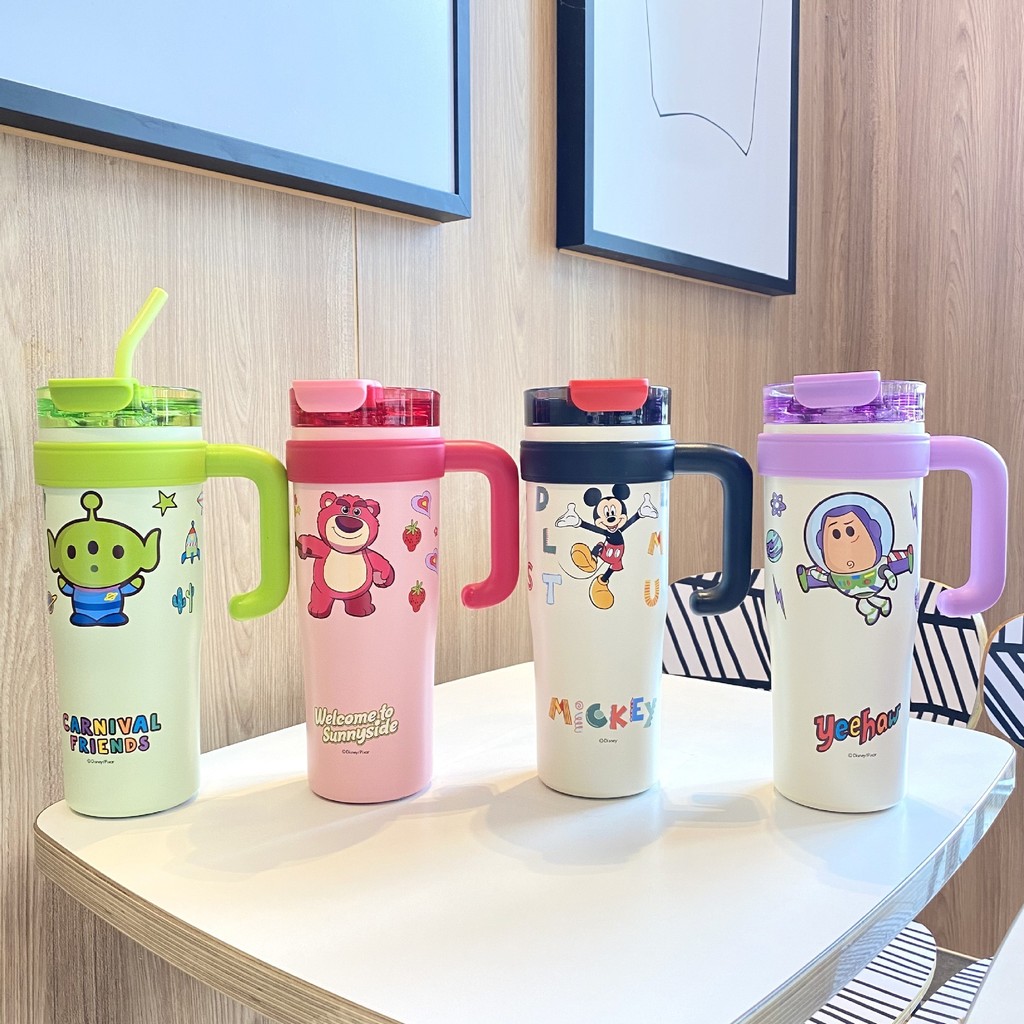 Jual Gelas Stainless Sedot 316 1300ML Alien Buzz Lotso Sinchan | Shopee ...