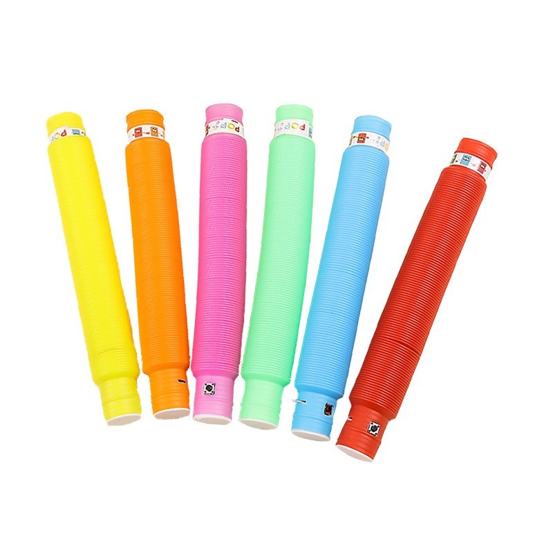 Jual Light Up Pop Tubes Pop Pipes Mainan Lampu Stick Pipa Selang Fidget ...