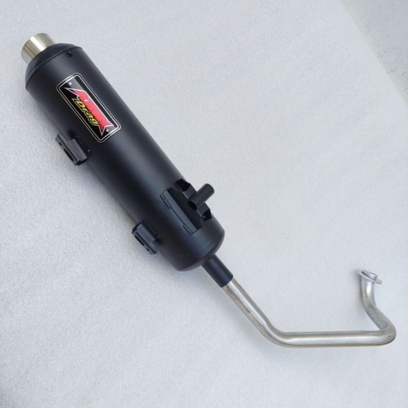 Jual (stock pipe) King drag exhaust power pipe silent killer for click ...