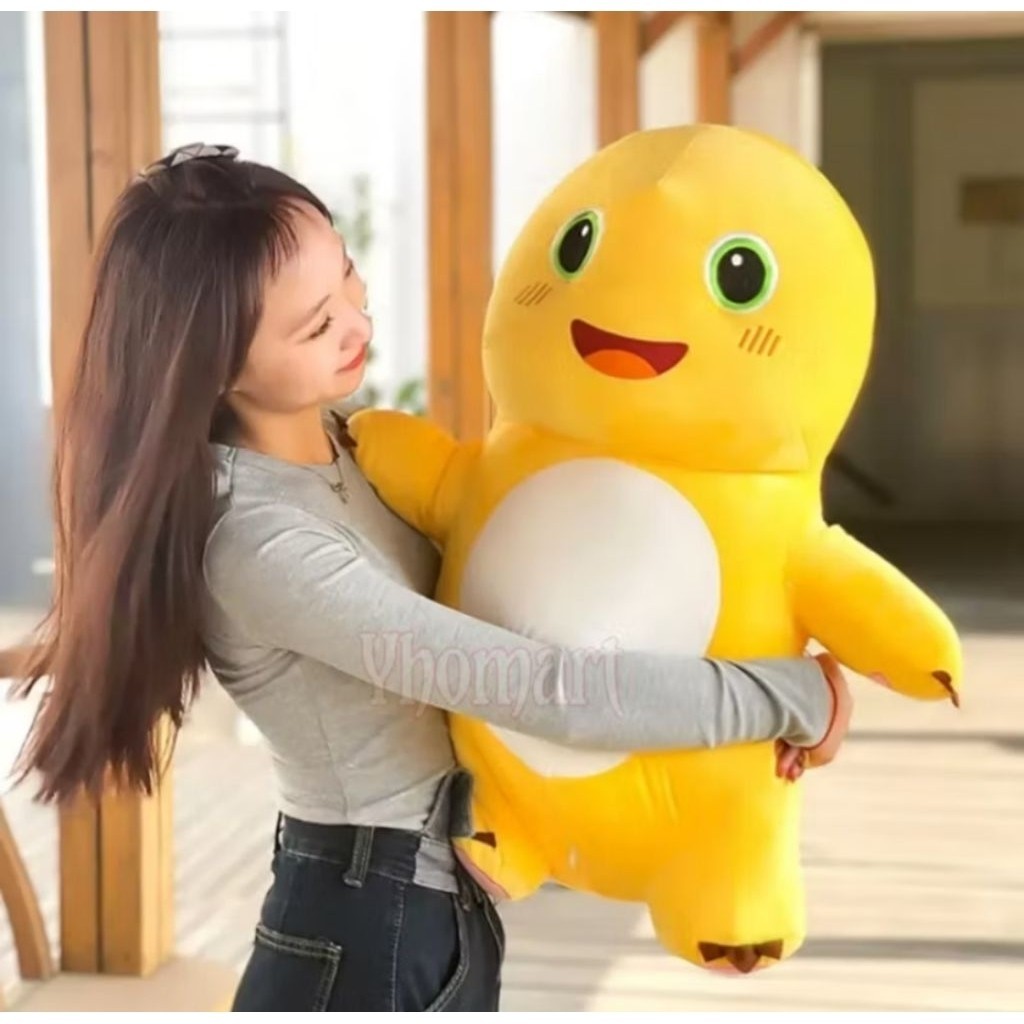 Jual BONEKA NAILONG DINO KUNING SUPER BIG | Shopee Indonesia