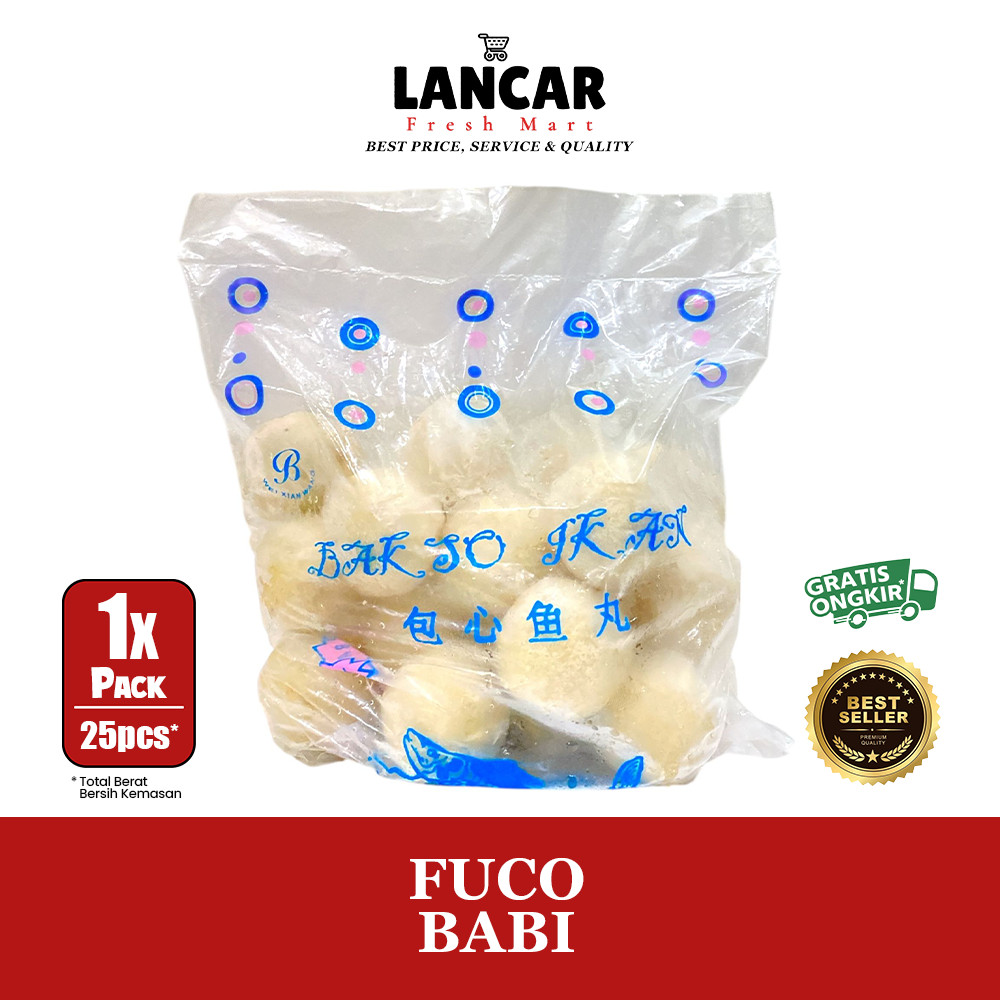 Jual BAKSO IKAN DAN BABI FUCO ISI 25 / BAKSO FUZHOU ISI BABI ISI 25 ...