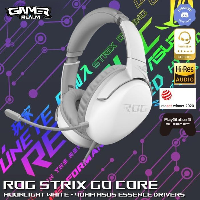 Jual ASUS ROG Strix Go Core Moonlight White 3.5mm Gaming Headset for ...