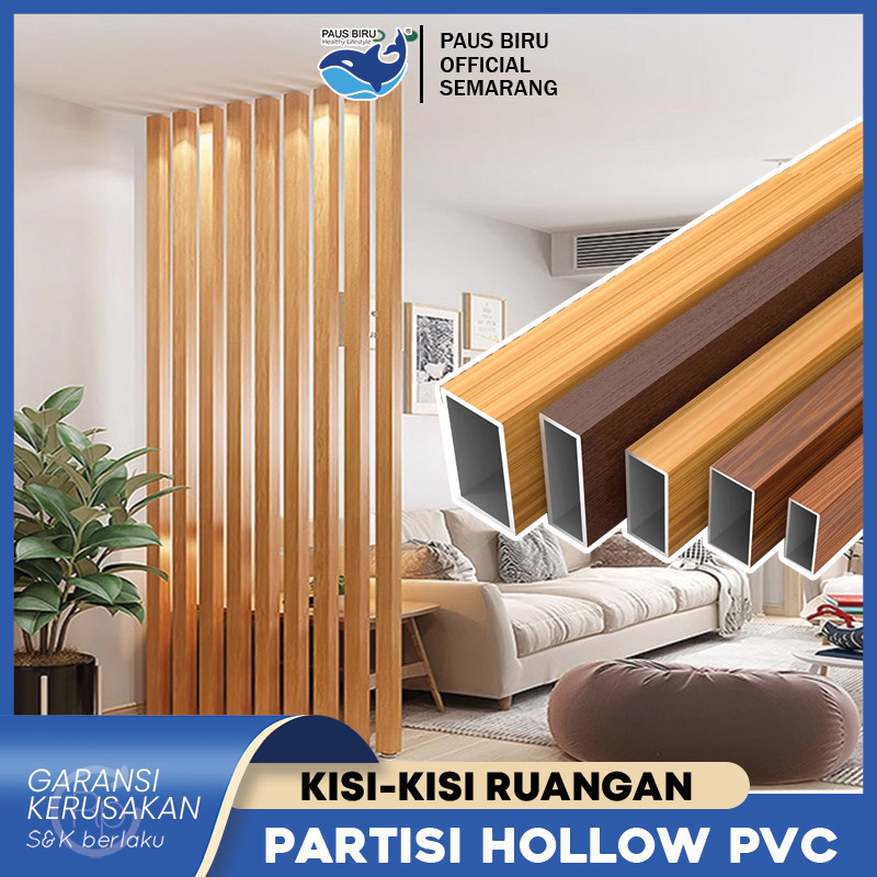 Jual Paus Biru - Partisi Hollow PVC Kisi Kisi WPC 2,9 Meter Pembatas ...