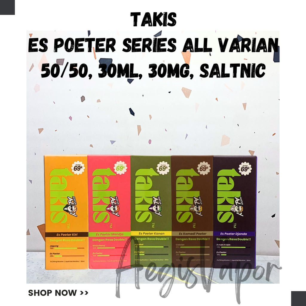 Jual Takis Es Poeter Series 30ml 30mg Saltnic | Shopee Indonesia