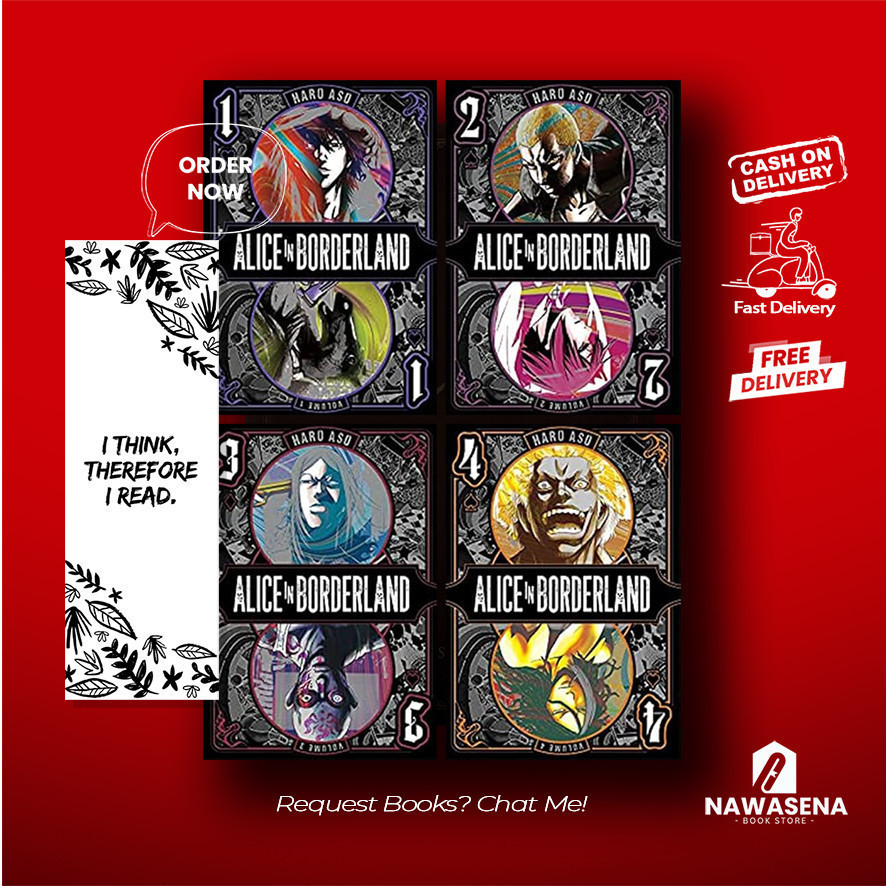 Jual Alice in Borderland Vol. 1 - Vol. 9 (9 book series) by Haro Aso ...