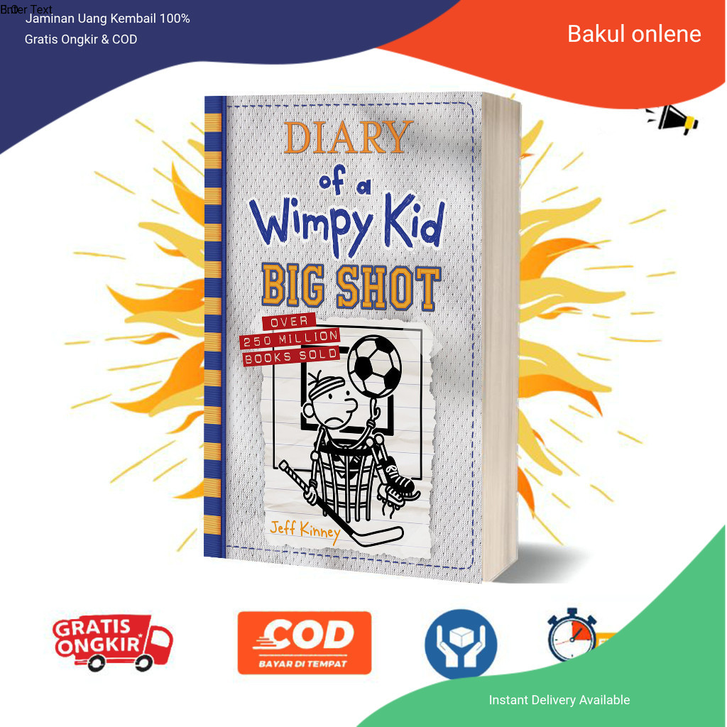Jual Big Shot (Diary of a Wimpy Kid Book 16) by Jeff Kinney (English ...