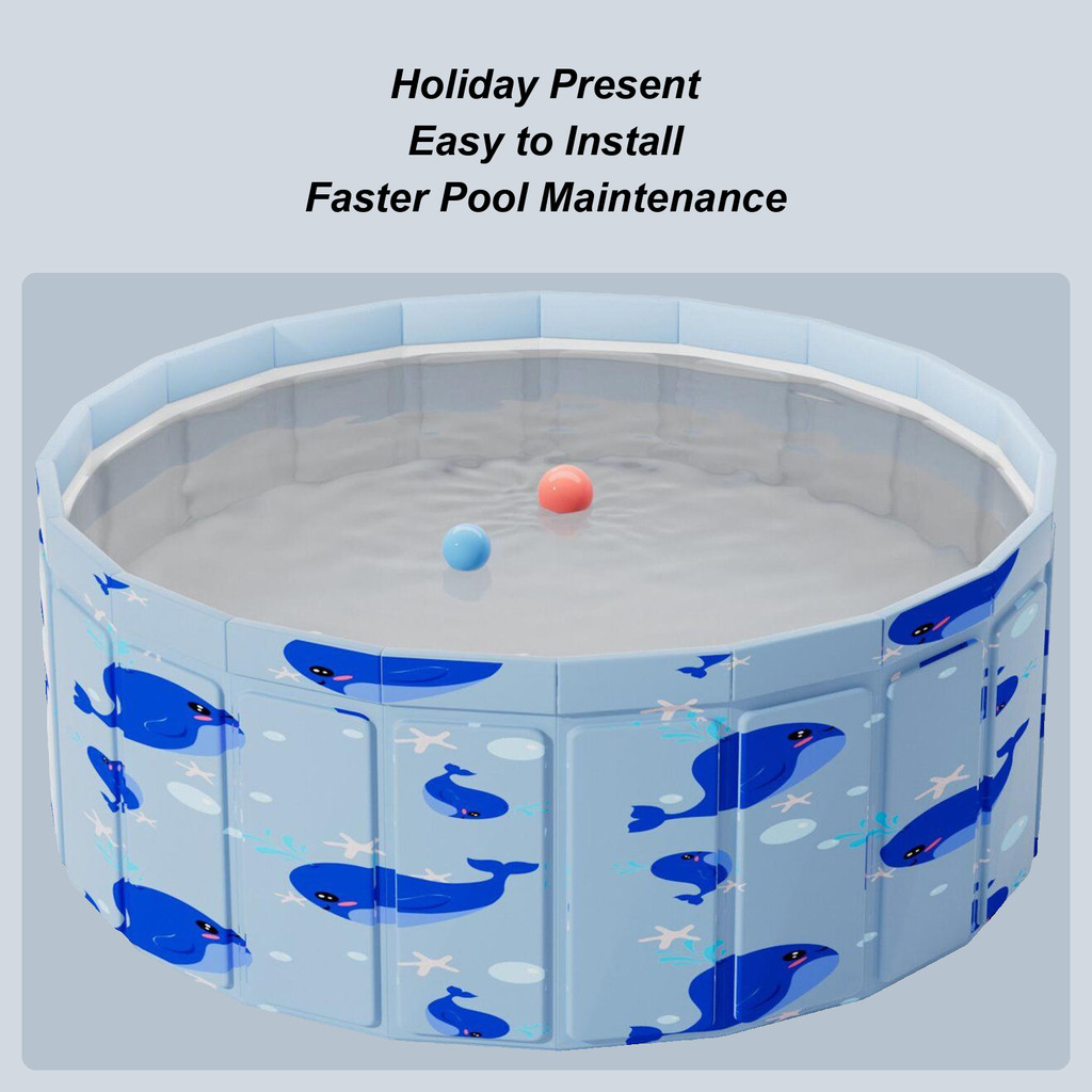 Jual Kid Swimming Pool PVC Round Non-Inflatable Child Paddling Pool ...