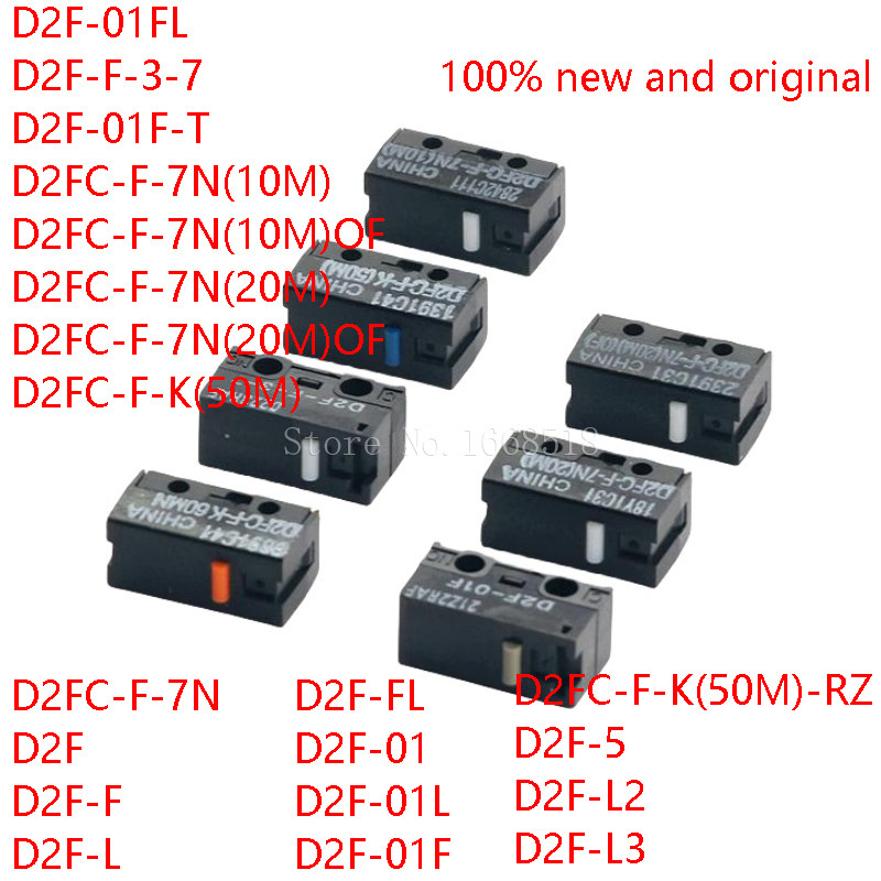 Jual New Authentic Original Micro Switch D2F-01 L F FL T 5 01L 01F-T 01FL F-3-7 L2 L3 D2FC-F-7N ...
