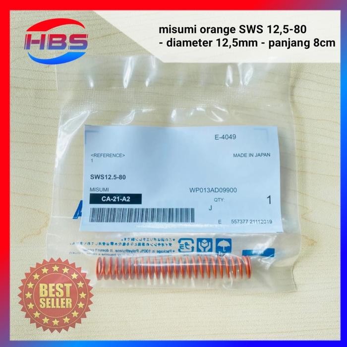Jual Per misumi orange SWS 12,5-80 / Per misumi original japan | Shopee ...