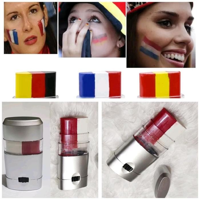 Jual 2 Warna Face Painting Bendera Merah Putih / Face Body Painting Art ...