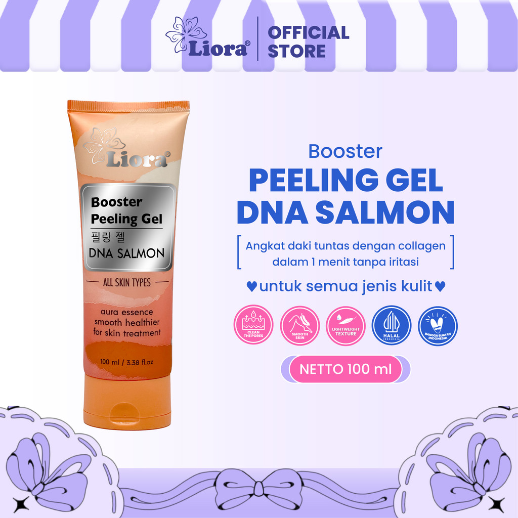 Jual LIORA Booster Peeling Gel DNA Salmon - 100ML | Peeling Gel ...