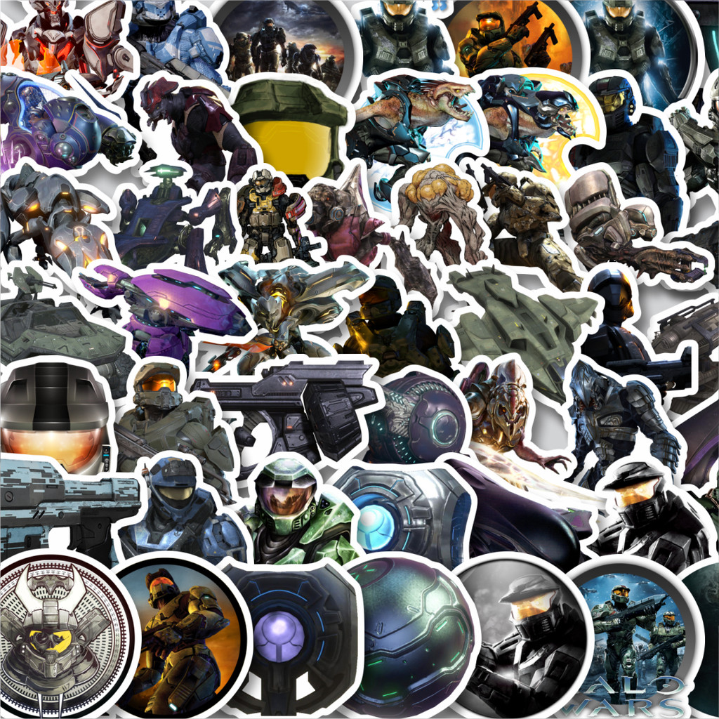 Jual Stiker Cutting Pack Stiker Game Series Halo Karakter Mix 6 Isi ...