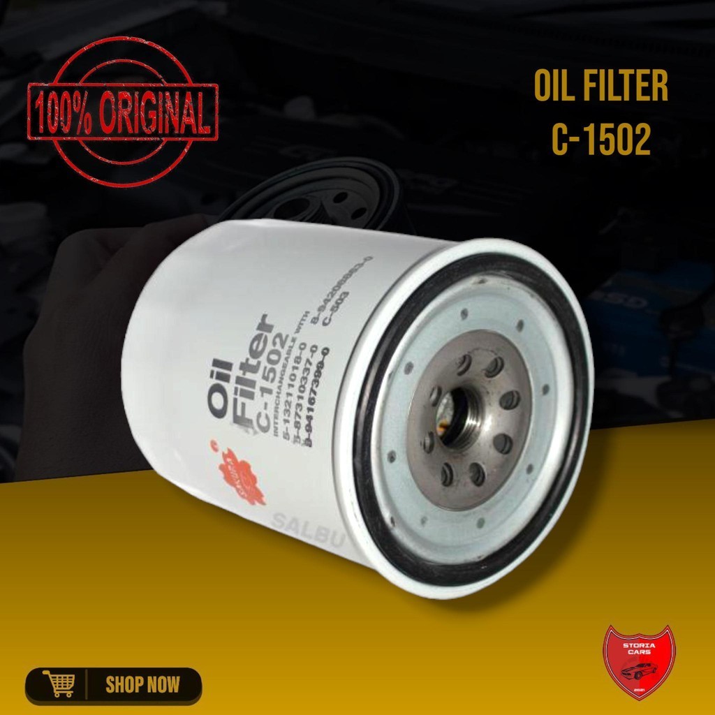 Jual OIL FILTER FOR ISUZU PANTHER 2300 cc / CJ 7 DIESEL, TROOPER BENSIN ...