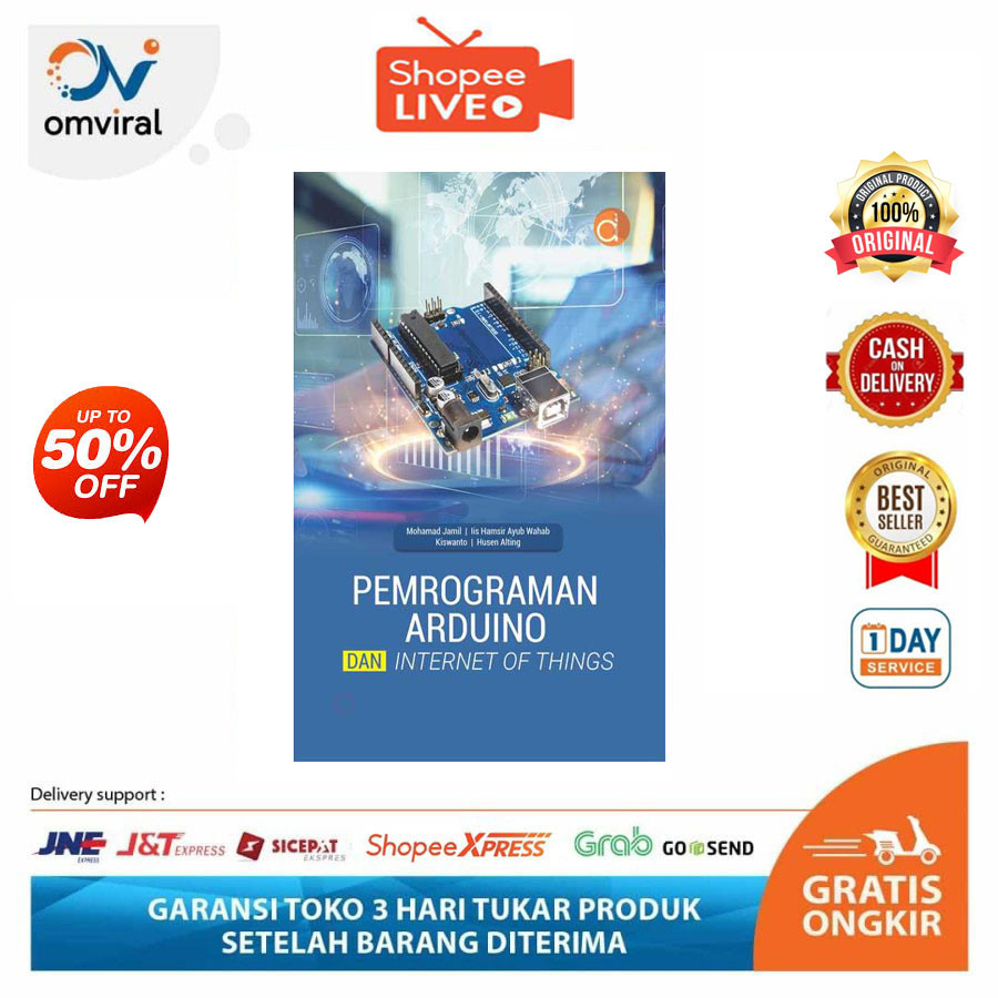Jual Buku Pemrograman Arduino Dan Internet Of Things Mohamad Jamil