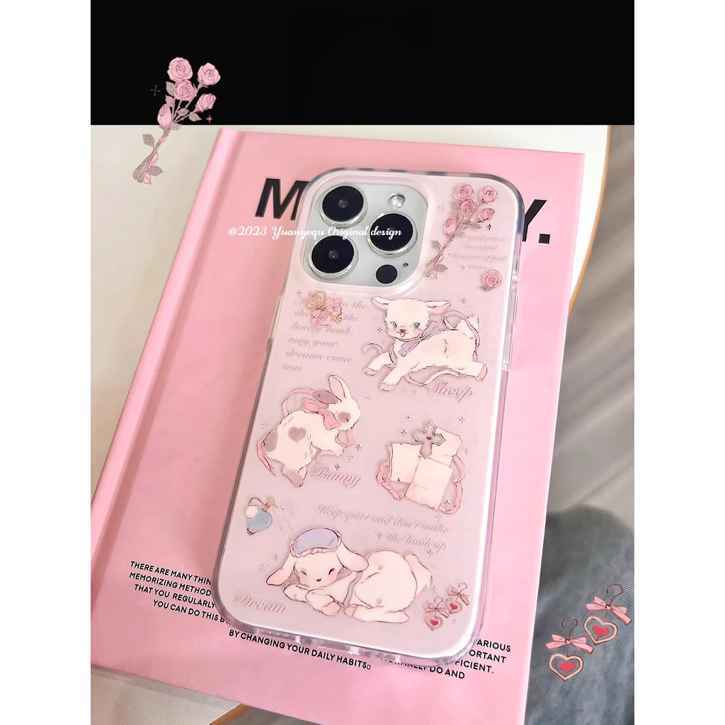 Jual Domba merah muda anti crack Case hp Samsung A56 A36 A26 A06 A16 ...