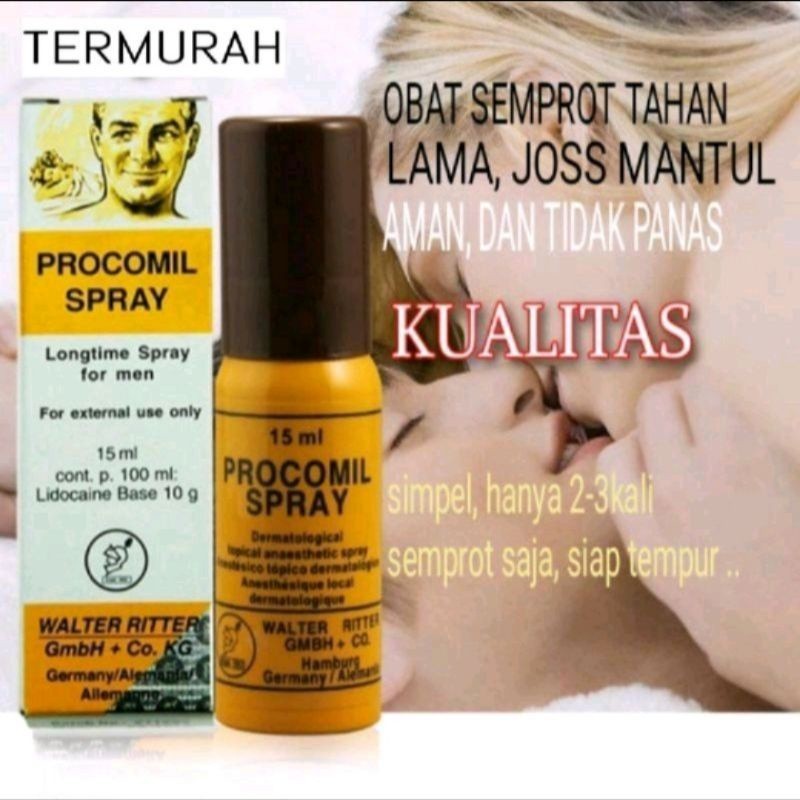 Jual PROCOMIL SPRAY ORIGINAL ASLI HERBAl TAHAN LAMA ( PRODUK ORIGINAL ) | Shopee Indonesia