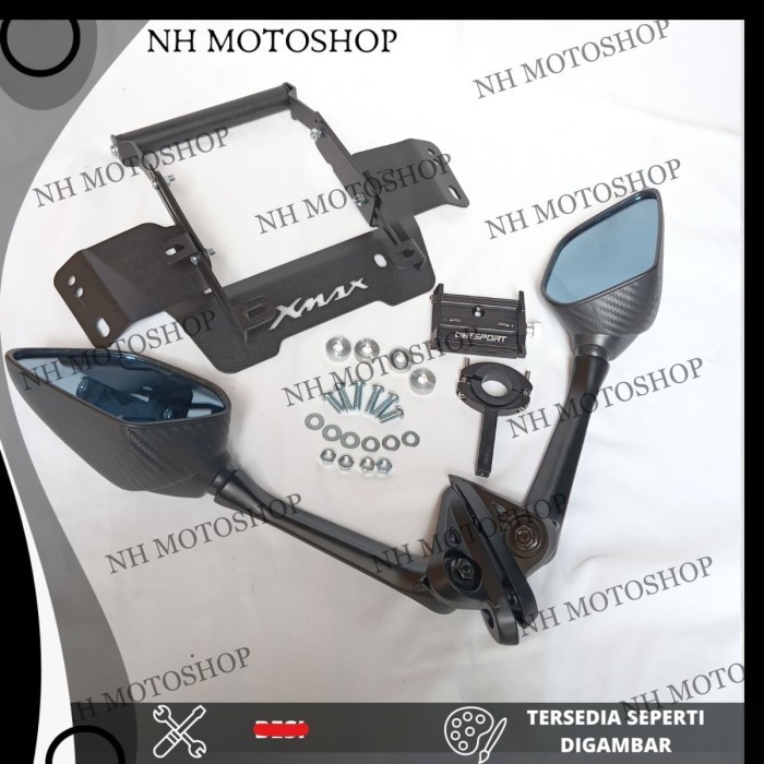 Jual PAKET BREKET SERVO SERPO SPION R25 DAN HOLDER HP ALUMUNIUM MOTOR ...