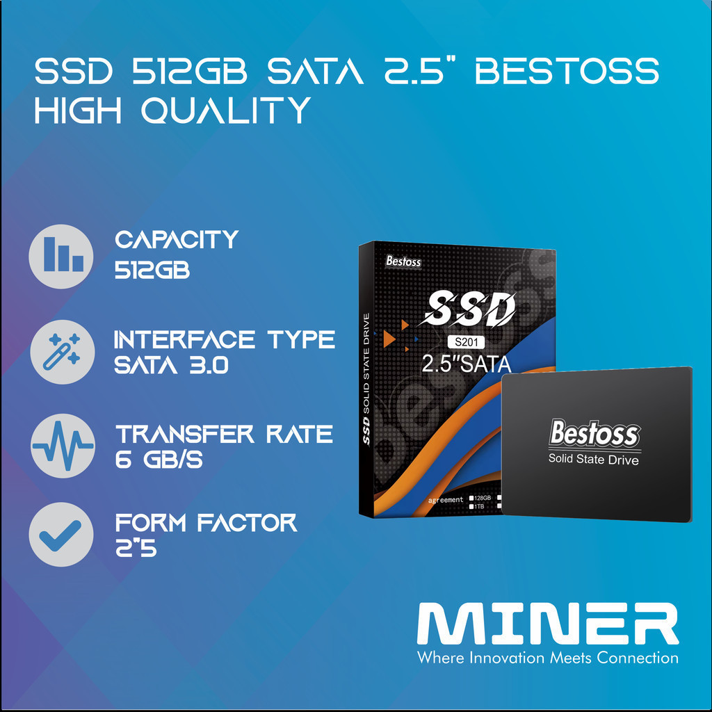 Jual SSD 512GB Sata 2.5” Bestoss High Quality | Shopee Indonesia