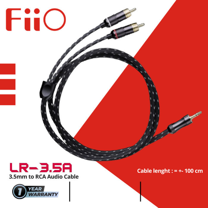 Jual FiiO LR-3.5A / LR 3.5A 3.5mm Male to RCA Audio Cable | Shopee Indonesia